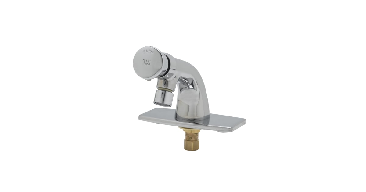 T and S Brass B-0805-VR Single Temperature Metering Faucet | Build.com T and S Brass B-0805-VR Single Temperature Metering Faucet | Build.com