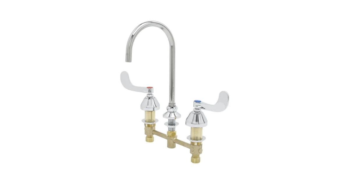 T and S Brass B-2866-05FC15 1.50 GPM Widespread Bathroom Faucet ...
