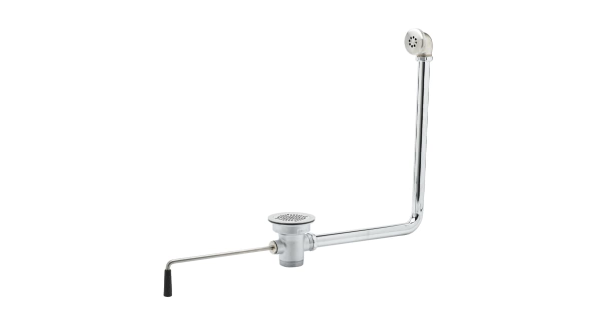T and S Brass B-3952-01 Rotary Waste Valve with Twist Handle, 3-1/2 ...