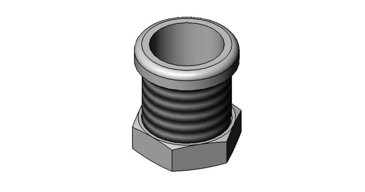 T and S Brass B-KFD B-KFD Flange for 1" Thick Countertops | Ferguson Home