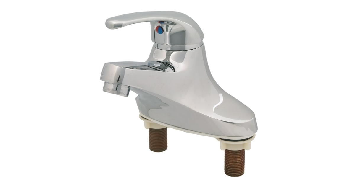 T and S Brass BA-2711-VF05 0.5 GPM Vandal Resistant 4" Centerset Deck ...