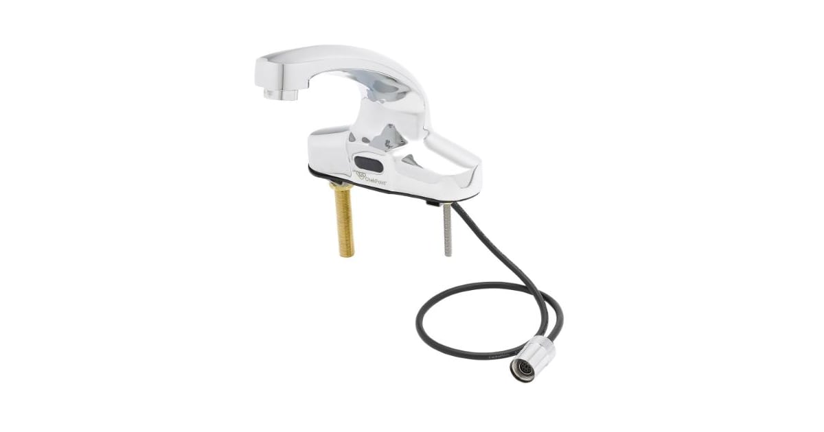 T and S Brass EC-3104-VF05THG Checkpoint 0.5 GPM Centerset Bathroom ...