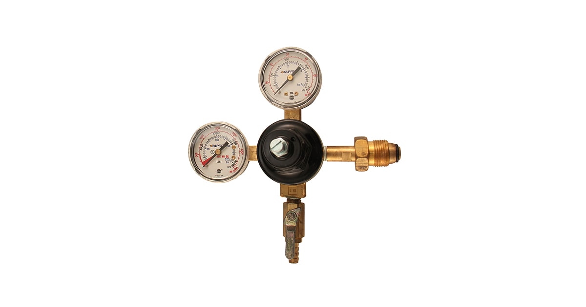 TapRite 742HPN Primary Double Gauge Nitrogen Beer Regulator w/ Duck ...