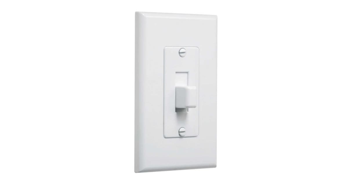 TayMac 2570W Decorator Covers Wall Switch - pack of 25 | Build.com