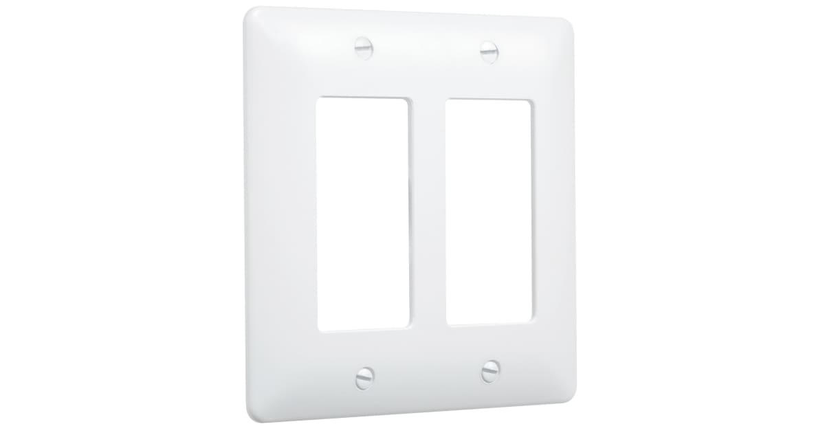 TayMac 5500W Masque 2 Gang Rocker / GFI Wall Plate | Ferguson Home
