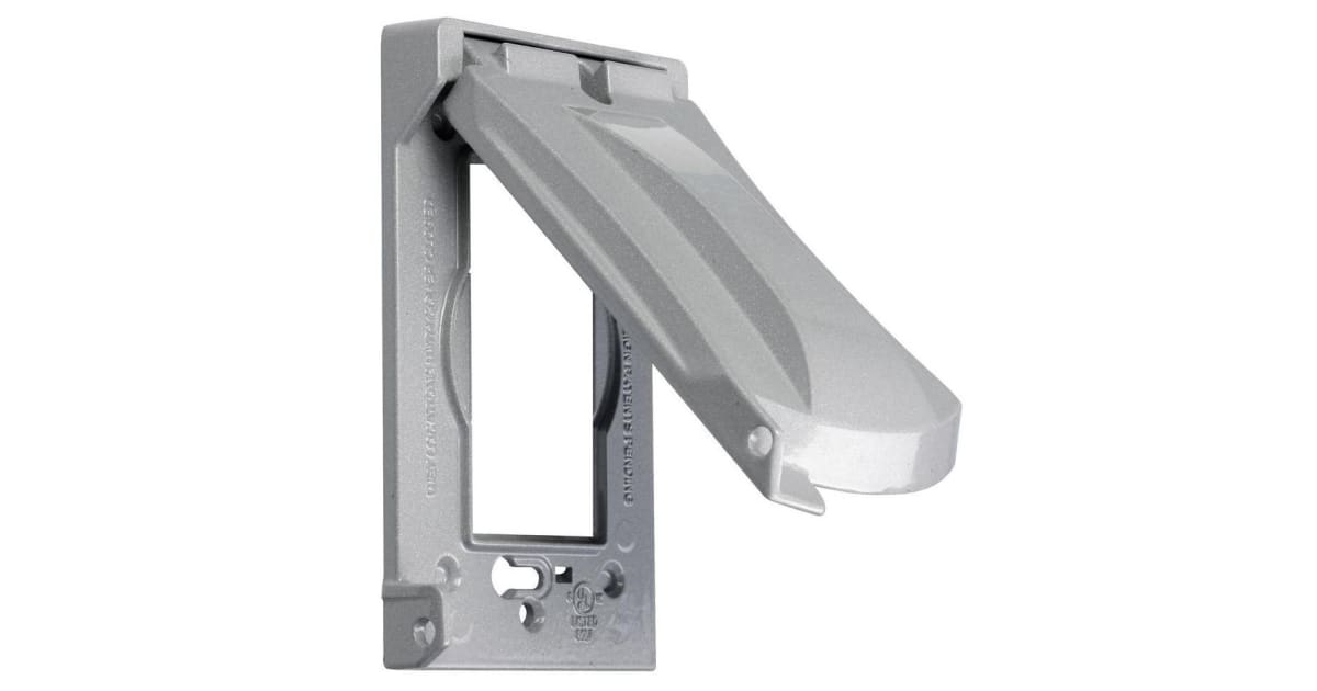 TayMac MX1050S 3" Wide 1 Gang Flip Cover | Ferguson Home