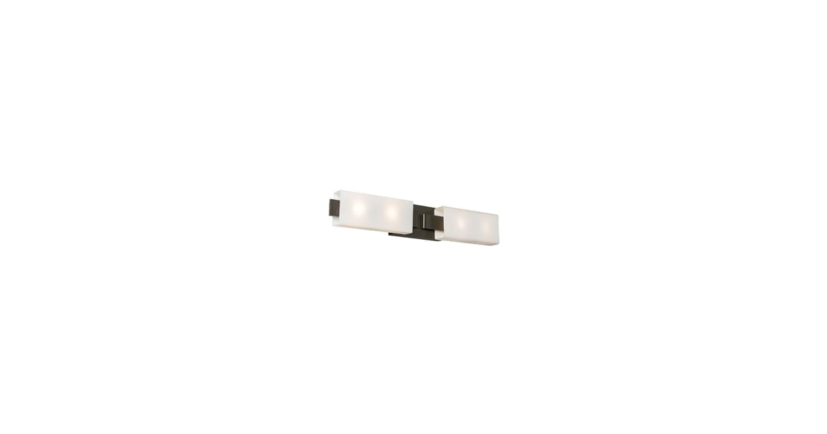 Tech Lighting Contemporary / Modern 29" Wide Rectangular Glass Multi ...