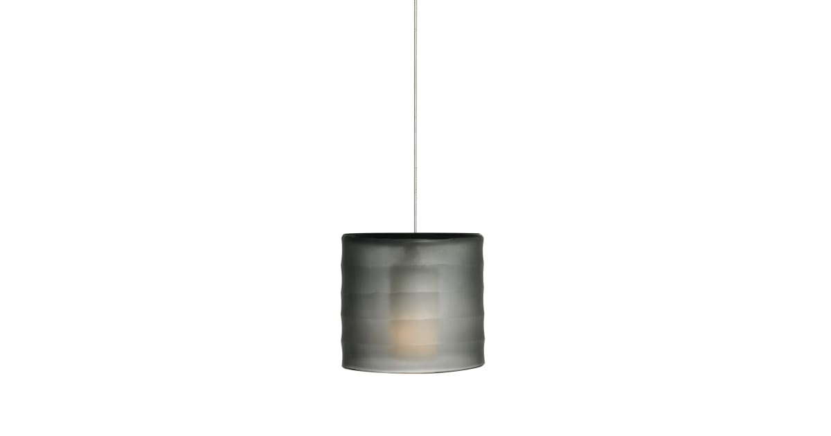 Tech Lighting 700FJBALKZ FreeJack Bali Hand-Carved Blown-Glass Smoke ...