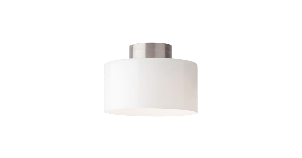 Tech Lighting 700FMMANLWHS-LED277 Manette 11" Wide LED Flush Mount Drum ...