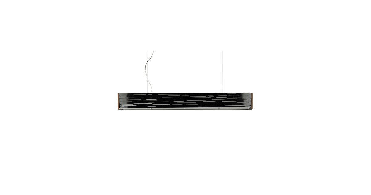 Tech Lighting 700LSRVLBM-CF Revel Linear Suspension 2 Light Fluorescent ...