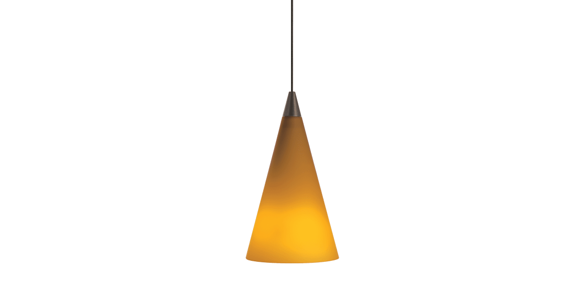Tech Lighting 700MO2CONAZ Two-Circuit MonoRail Amber Glass Cone Pendant ...