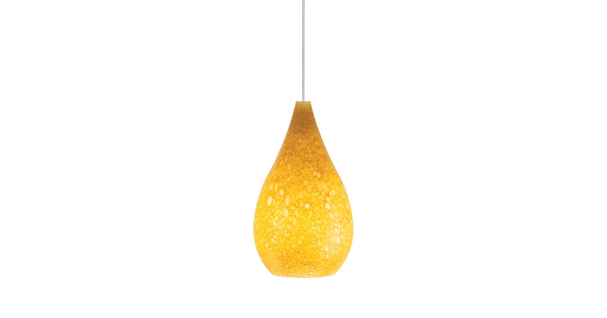 Tech Lighting 700MOBRUAZ MonoRail Brulée Teardrop Shaped Amber Glass ...