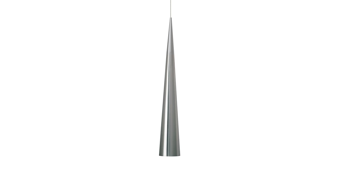 Tech Lighting 700MOSUMLS MonoRail Large Satin Nickel Metal Cone Pendant ...