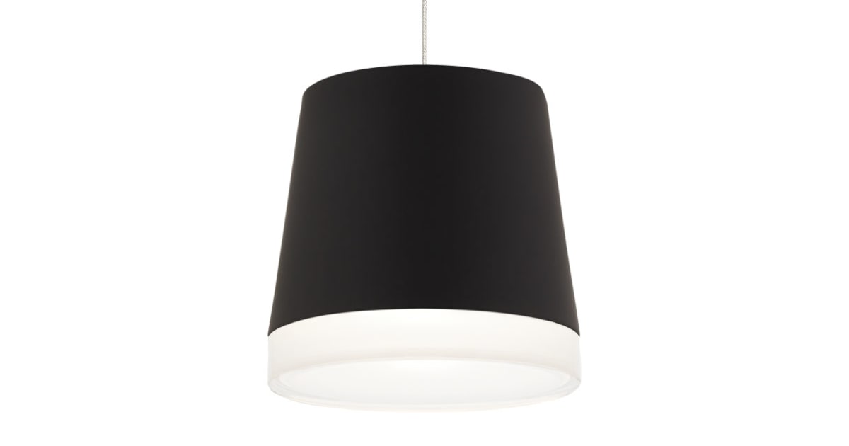 Tech Lighting 700MPHNKBS Henrik 1 Light Monopoint Pendant with White ...
