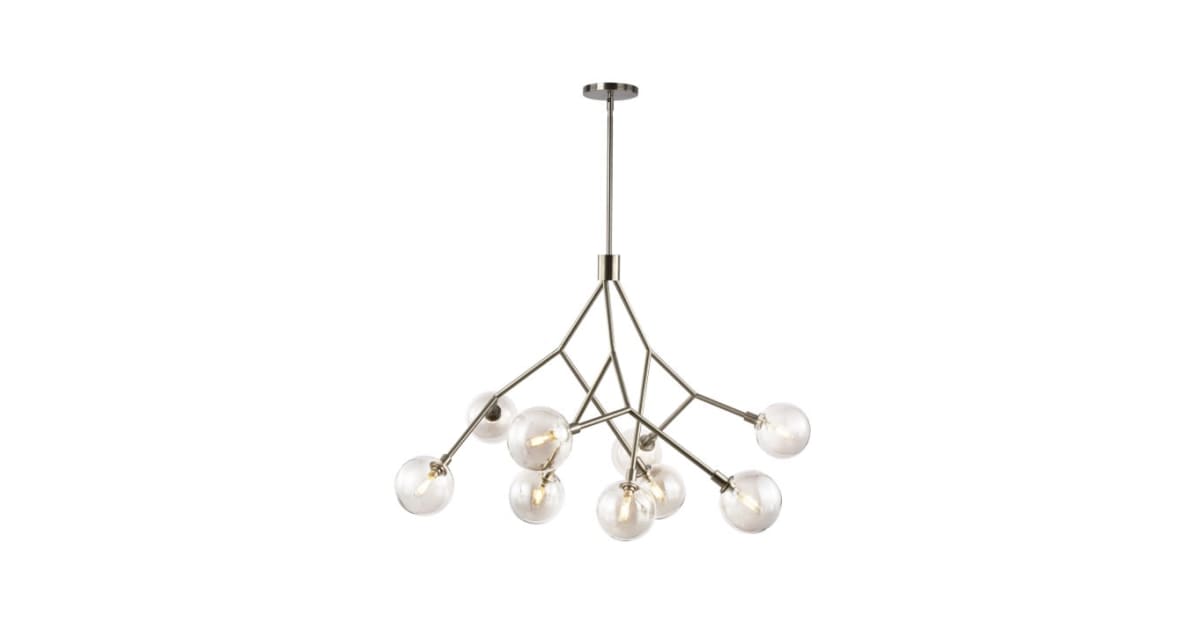 Tech Lighting 700SYCKS Sycamore 9 Light 36" Wide Abstract Chandelier ...