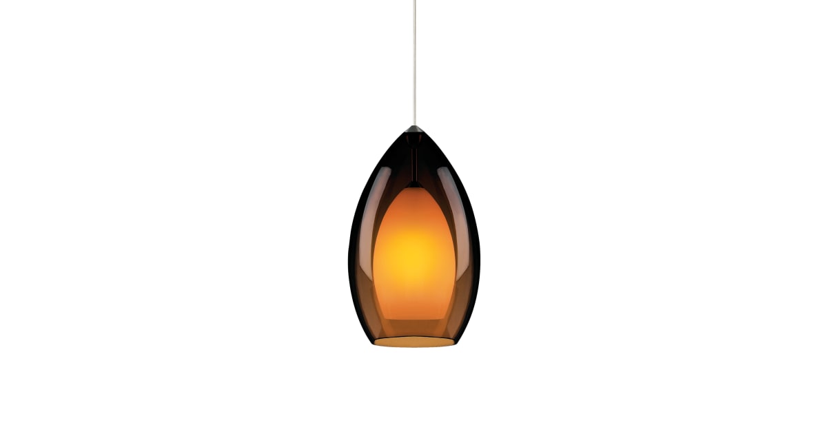 Tech Lighting 700TDFIRGPNZ-CF Fire Grande Translucent Havana Brown ...