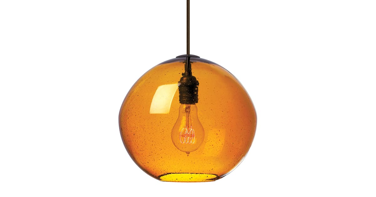 Tech Lighting 700TDISLAAZ Isla Single Light 10" Wide Mini Pendant with ...