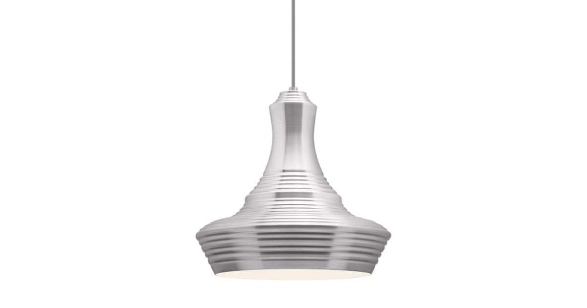 Tech Lighting 700TDMENA Menara Single Light 14" Wide Pendant with Spun ...