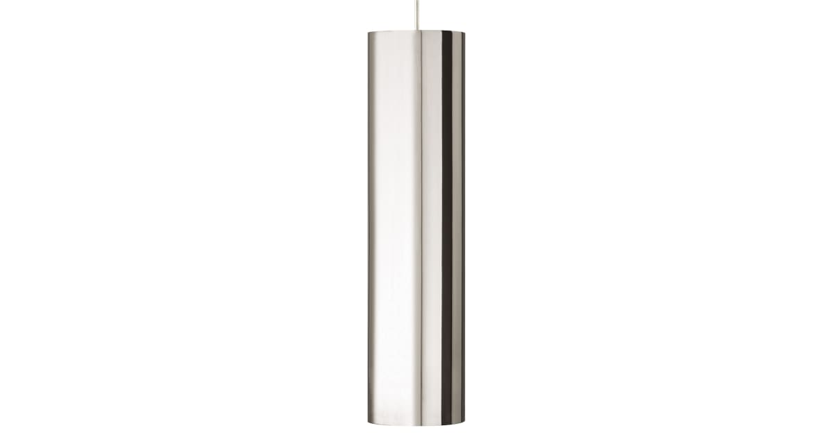 Tech Lighting 700TDPPRGPCZ Piper Grande Chrome Cylindrical Metal Line ...