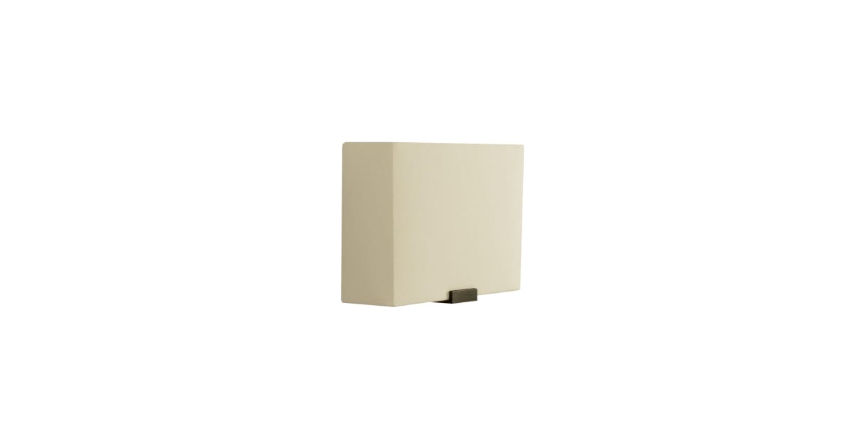 Tech Lighting 700WSBORIZ-CF277 Boreal 1 Light Rectangular 277v Ivory ...