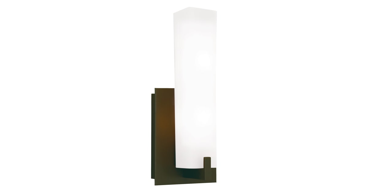 Tech Lighting 700WSCOSFZ-CF Cosmo Rectilinear Frost White Glass ...