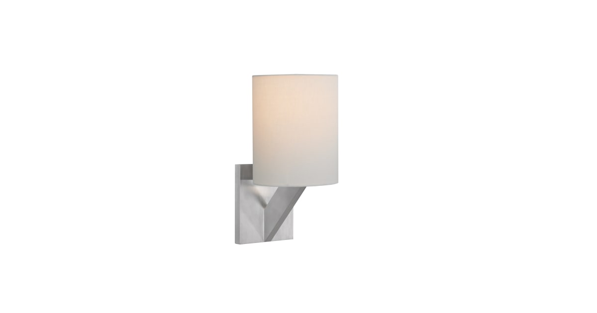 Tech Lighting 700WSSBLRSZ Sable Round Stone Fabric Wall Sconce ...
