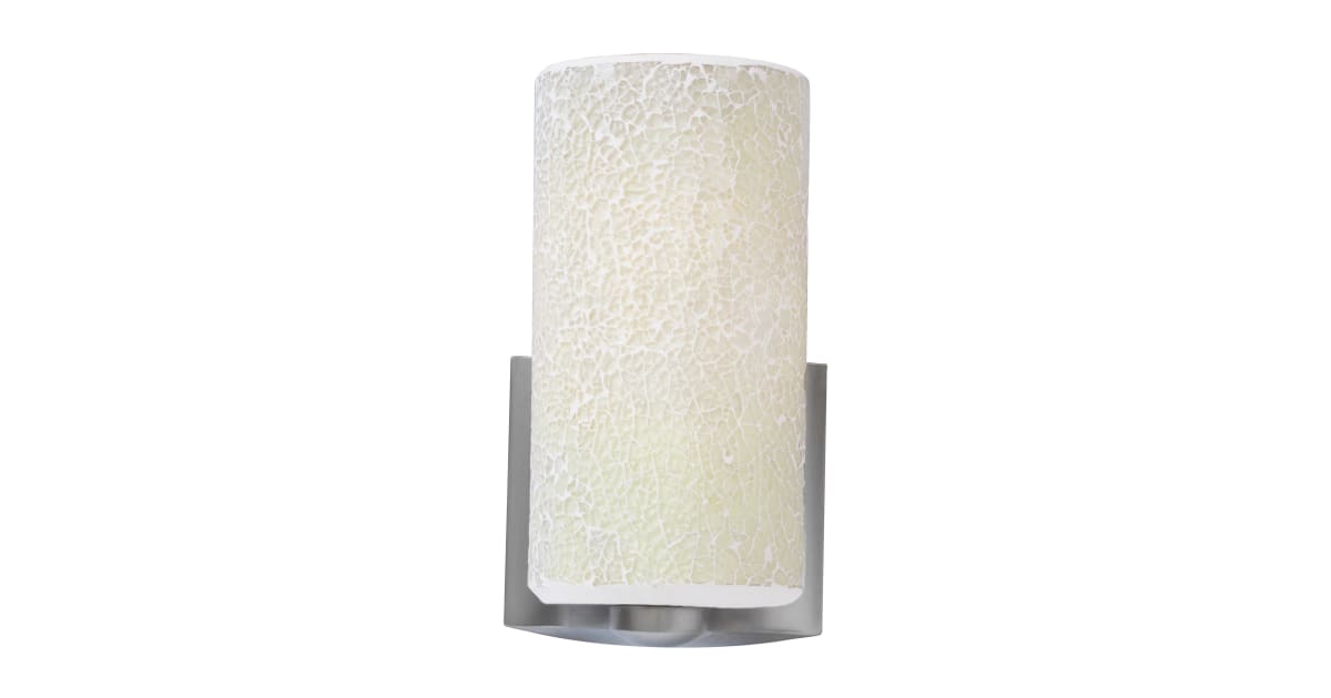 Tech Lighting 700WSVEILZ Veil 1 Light Cylindrical Latte Glass Wall ...