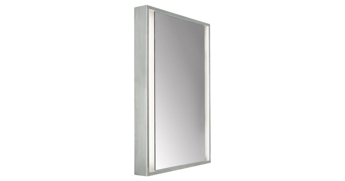 Tech Lighting 700BCSIBSS-CF 36" Tall Lighted Mirror | Ferguson Home