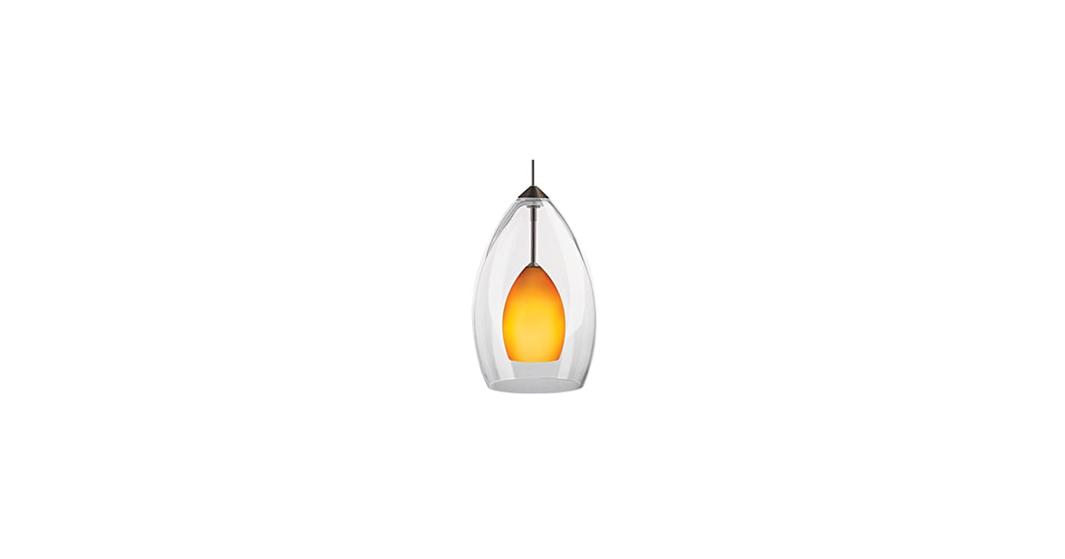 Tech Lighting Contemporary / Modern 1 Light 7.3" Pendant Fixture with ...