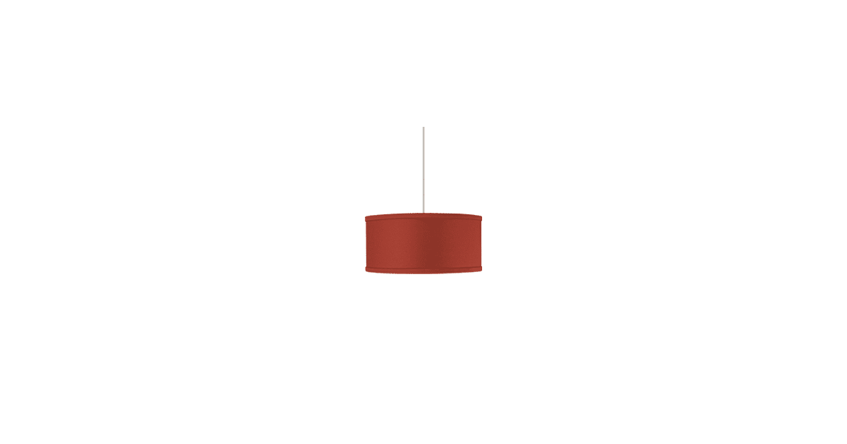 Tech Lighting Tech Lighting 2 Light 6" Pendant Fixture with Round Red ...