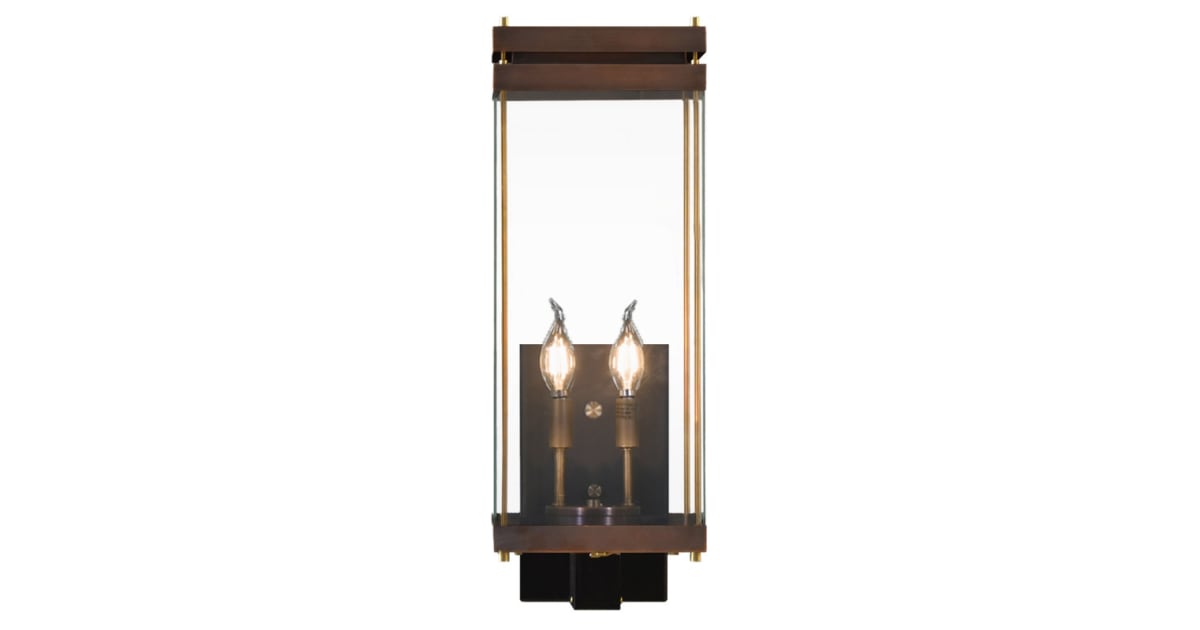 The CopperSmith AU24E Austin Copper 2 Light 23" Tall Electric Outdoor ...