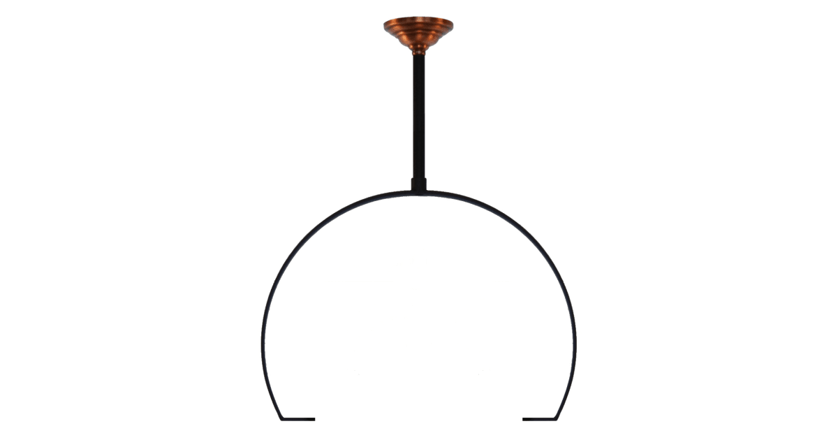 The CopperSmith CY16 Classic Aluminum Ceiling Yoke with Copper Canopy ...