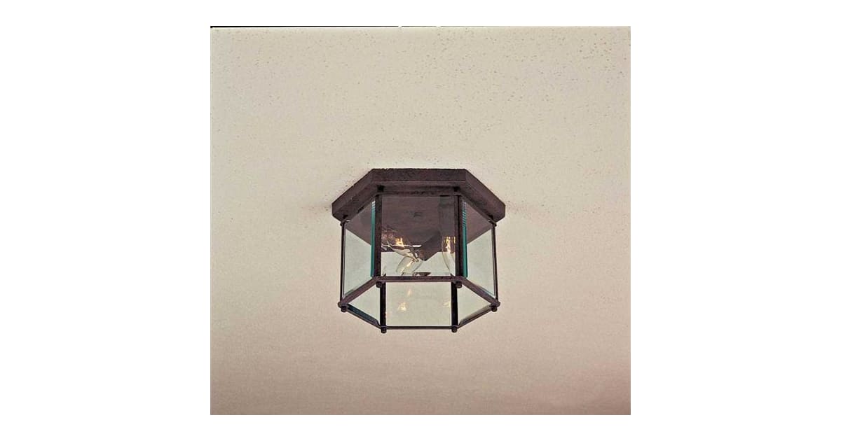 The Great Outdoors 71152-91 Outdoor Lighting Ceiling Fixtures Flush ...
