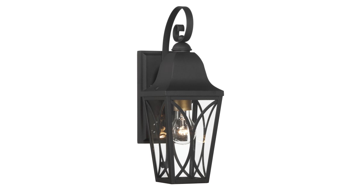 The Great Outdoors 73351-757 Cardigan 15" Tall Outdoor Wall Sconce with ...