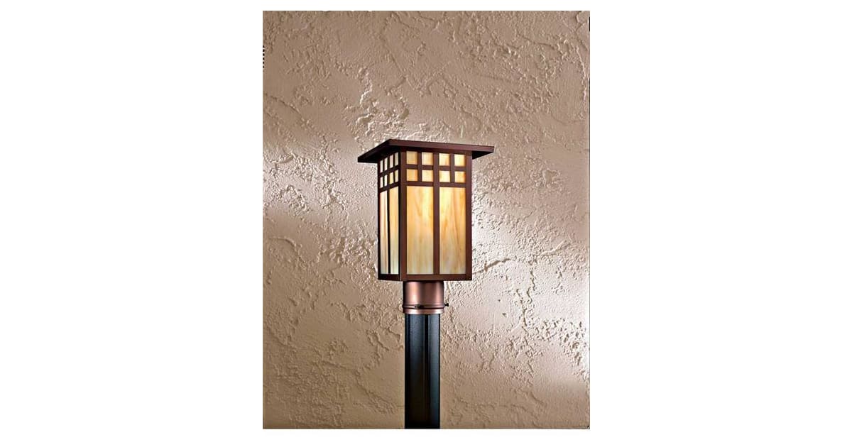 The Great Outdoors 8605-52 Craftsman / Mission 1 Light Post Light from ...