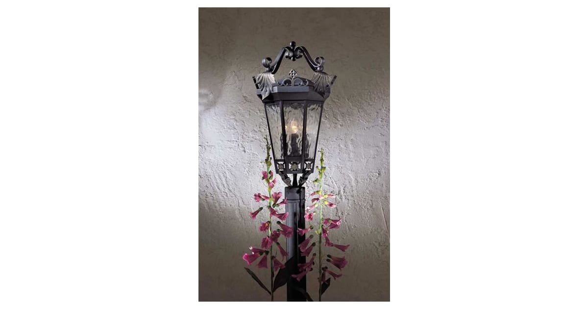 The Great Outdoors 8706-41 Wrought Iron 4 Light Post Light from the ...