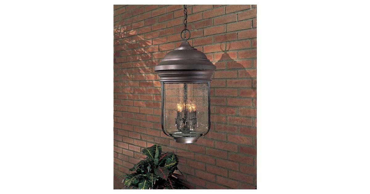 The Great Outdoors 8814-57 5 Light Outdoor Pendant from the Amherst ...