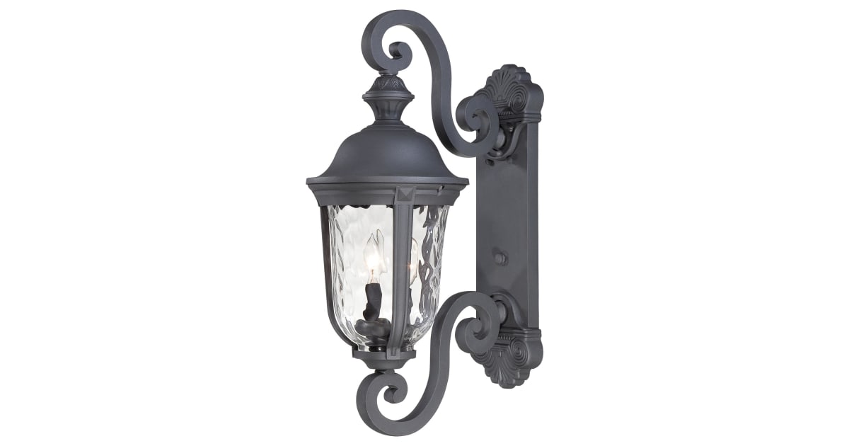 The Great Outdoors 8991-66 Ardmore 2 Light 24-1/2" Tall Outdoor Wall ...
