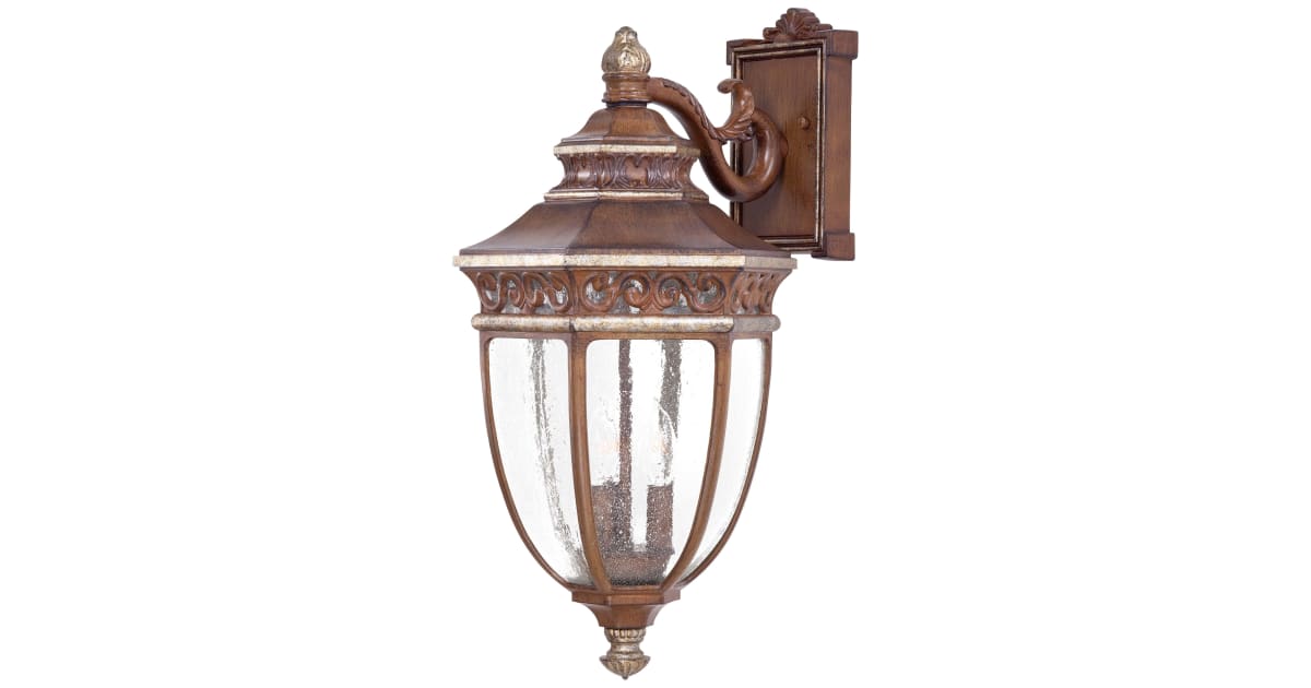 The Great Outdoors 9233-161 3 Light Outdoor Wall Sconce from the Castle ...