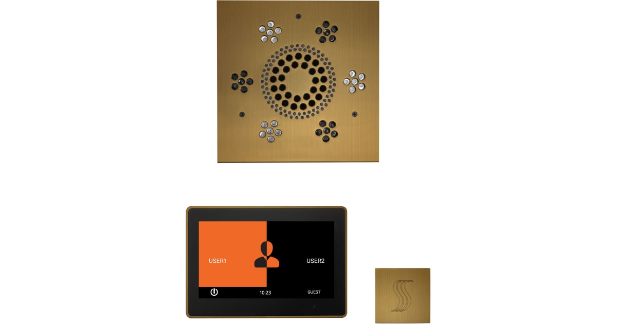 ThermaSol WSTP10S-AB ThermaTouch Steam Shower Kit - Includes 10 ...