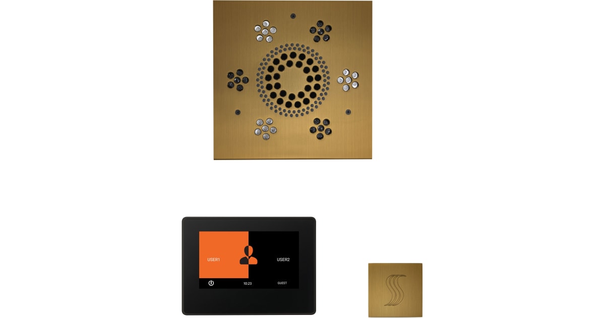 ThermaSol WSTP7S-AB ThermaTouch Steam Shower Kit - Includes 8" Control ...