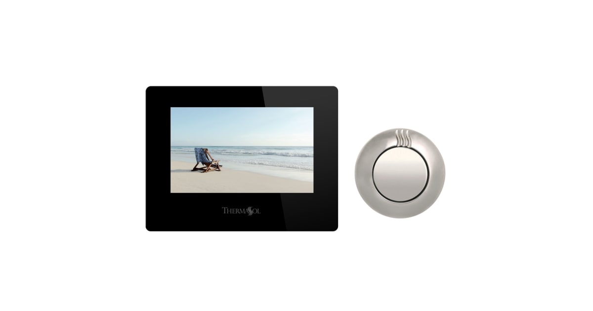 ThermaSol TTC-NTS-PC Contemporary Touchscreen Steam Shower Controller ...