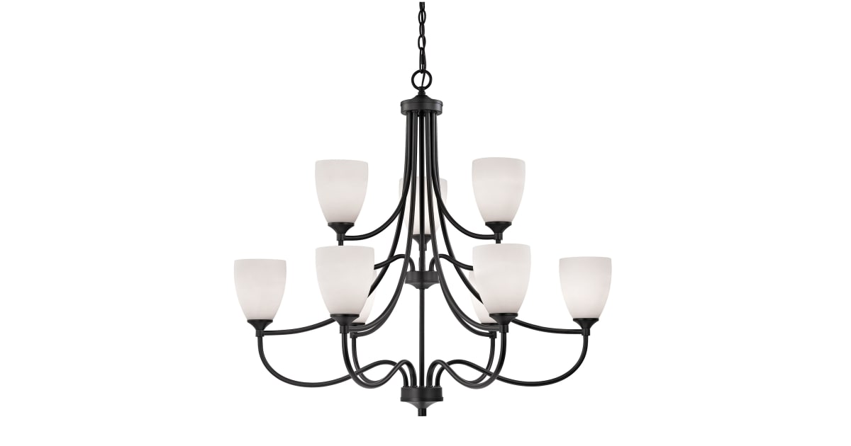 Thomas Lighting 2009CH/10 Arlington 9 Light 36" Wide Chandelier with ...
