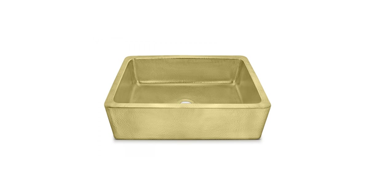 Thompson Traders KSA-3322HPB Brass 33" Farmhouse Single Basin Kitchen ...