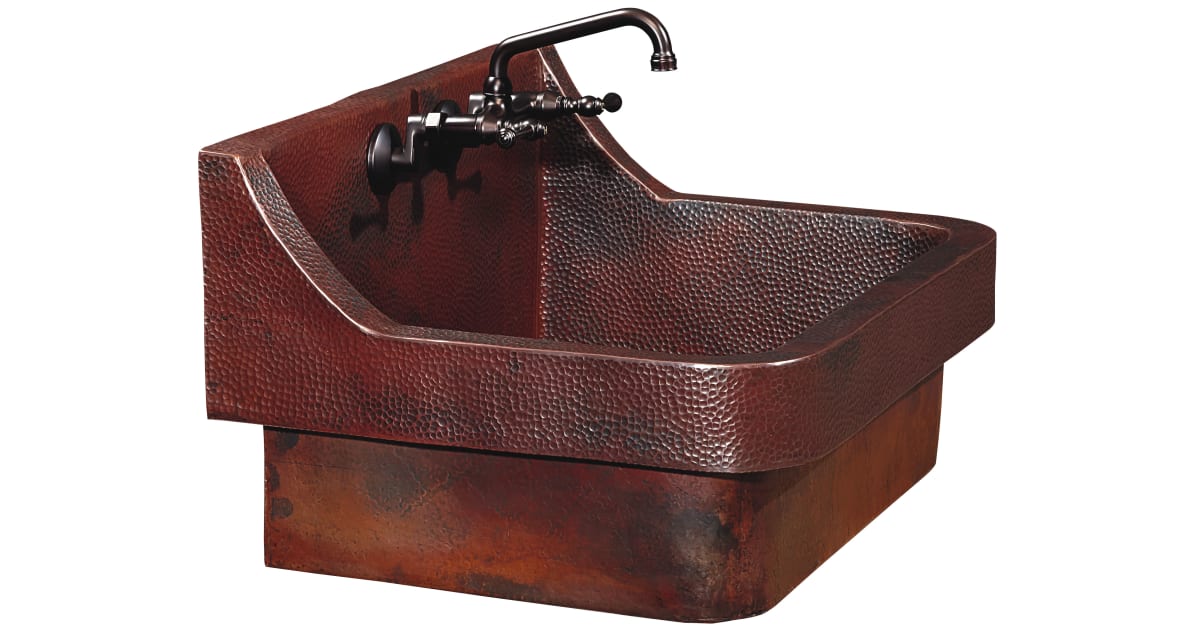 Thompson Traders KSD-3022BC Legacy 30" Single Basin Copper Kitchen Sink ...