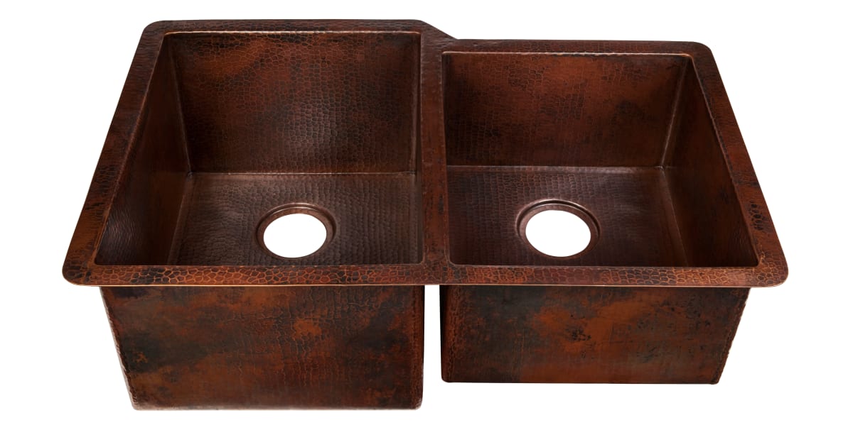 Thompson Traders KDU-6040BC Legacy 60/40 Double Basin Undermount ...