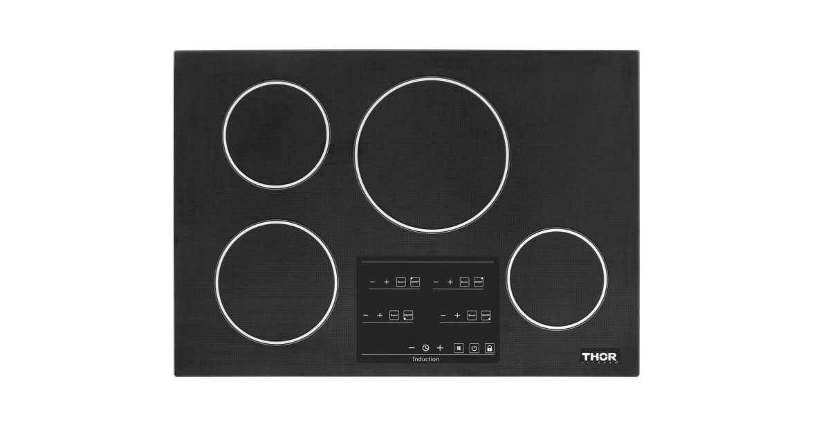Thor Kitchen TEC3001I-C1 30 Inch Wide 4 Burner Induction Cooktop with ...