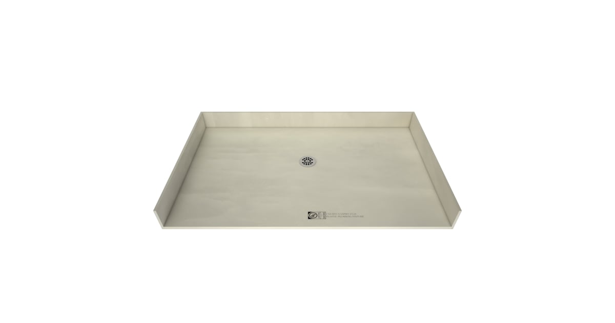 Tile Redi P3163CBF-PVC Redi Base 31" x 63" Rectangular Barrier Free ...