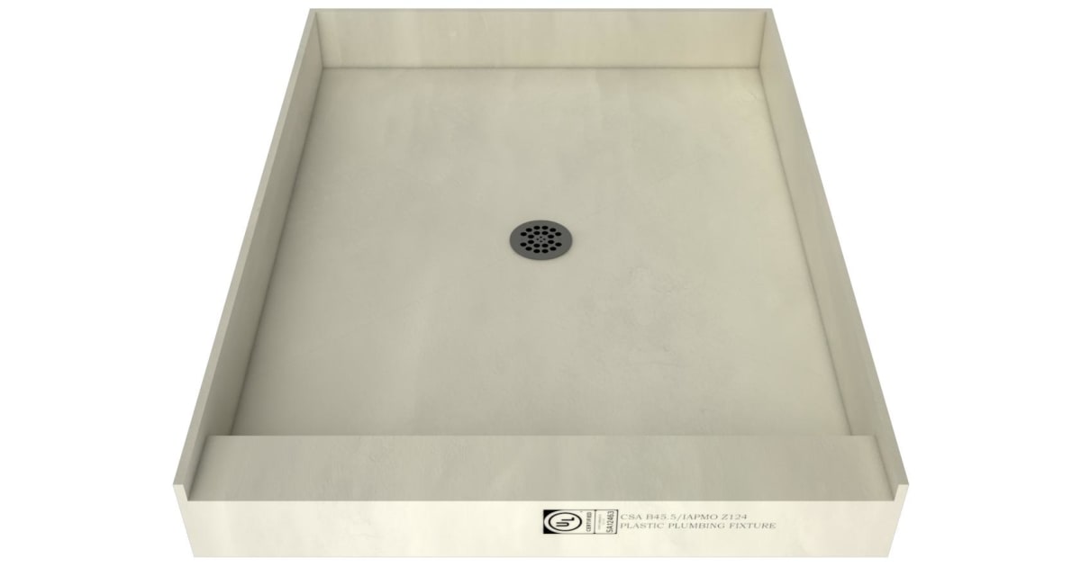 Tile Redi P4236CPVCBN Redi Base 36" x 42" Rectangular Shower Base with ...