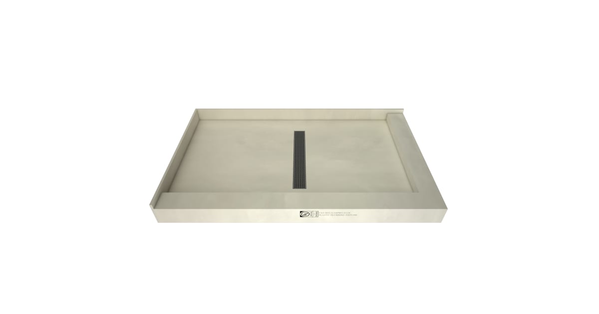 Tile Redi RT3448CDR-PVC-BN Redi Trench 48" x 34" | Build.com